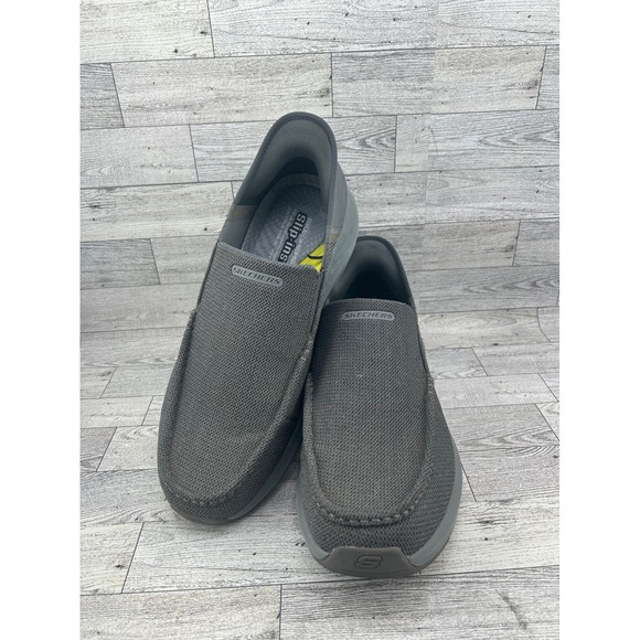 Skechers | Shoes | Skechers Go Walk Arch Fit Mens Slip On Shoes Gray ...